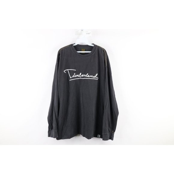 Timberland | Shirts | Vintage Timberland Xl Faded Baggy Spell Out ...